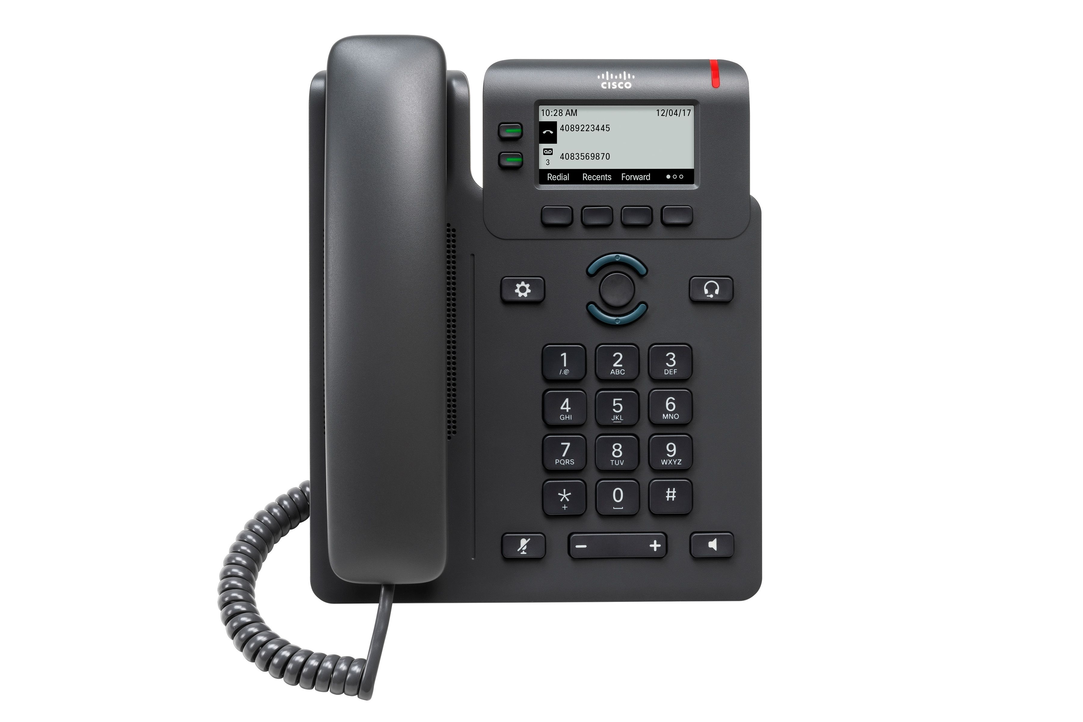 Cisco CP-6821 IP phone: dual-line, easy setup for business